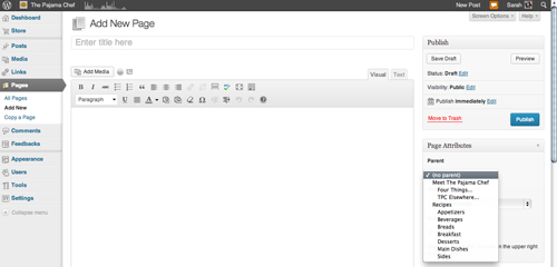 How To: Create a Recipe Index on WordPress – The Pajama Chef