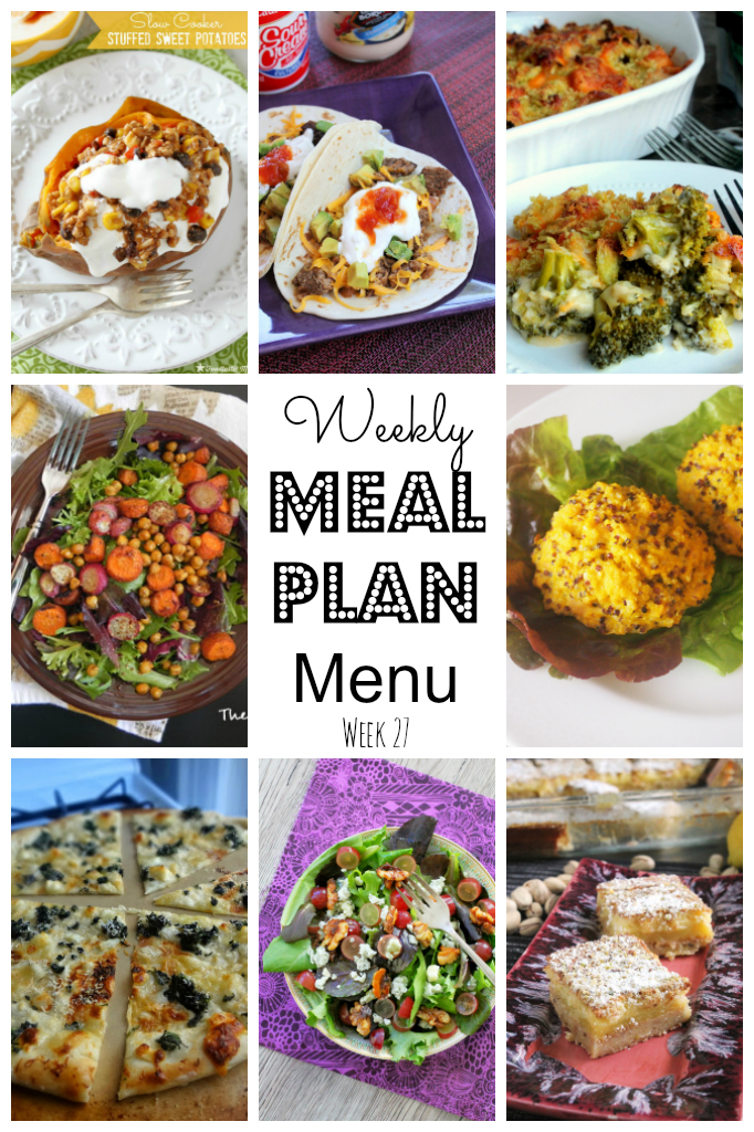 Menu Plan – The Pajama Chef