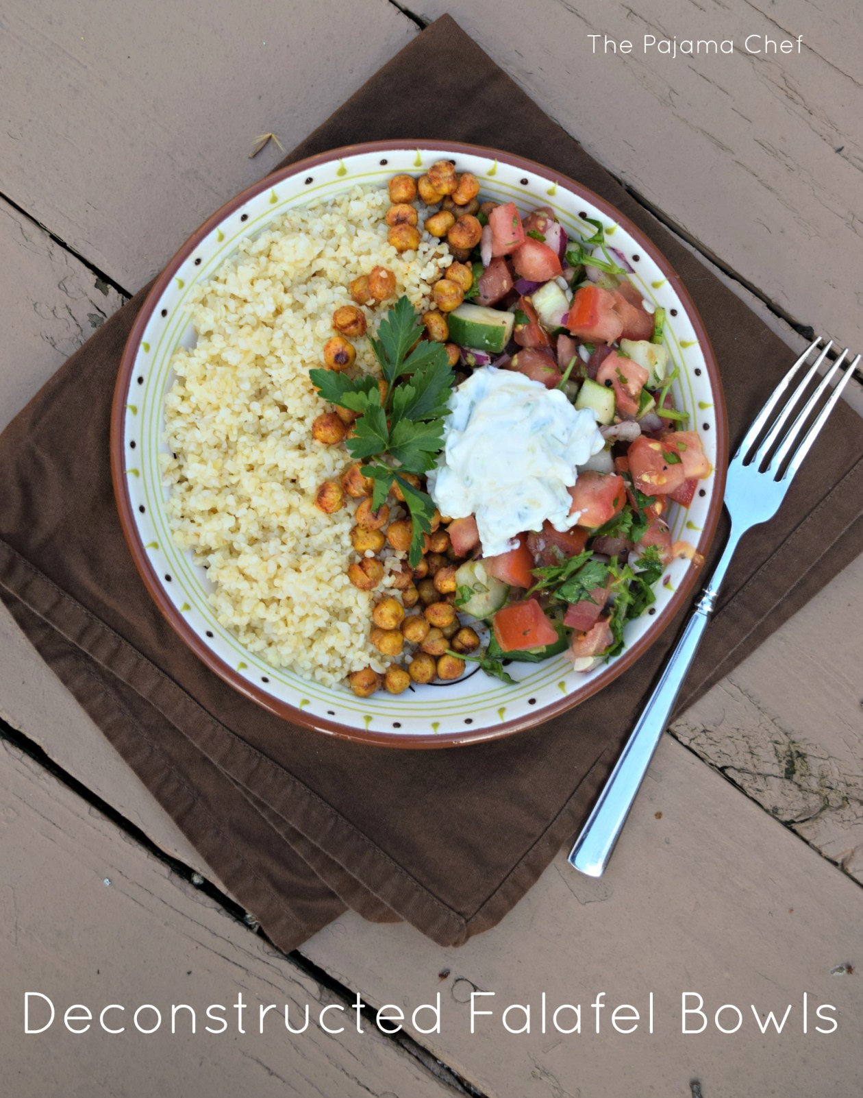 Deconstructed Falafel Bowls – The Pajama Chef