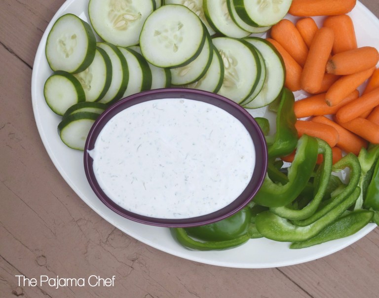 Our Favorite Fresh Vegetable Dip – The Pajama Chef
